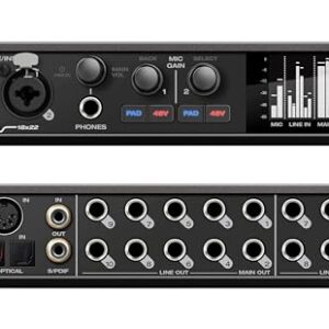 MOTU UltraLite-mk5 18x22 USB Audio Interface 3 for Mac, Windows and iOS with mixing and effects