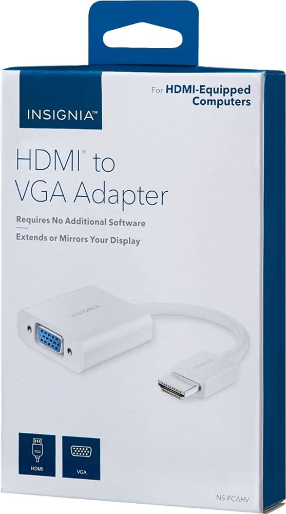 Insignia - HDMI to VGA Adapter - Model: NS-PCAHV