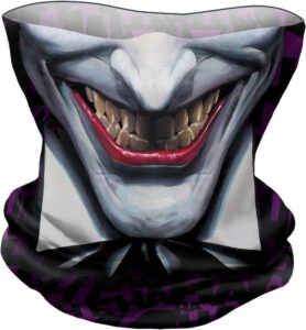 dc comics - joker - ha ha ha - multifunctional face wraps - l black