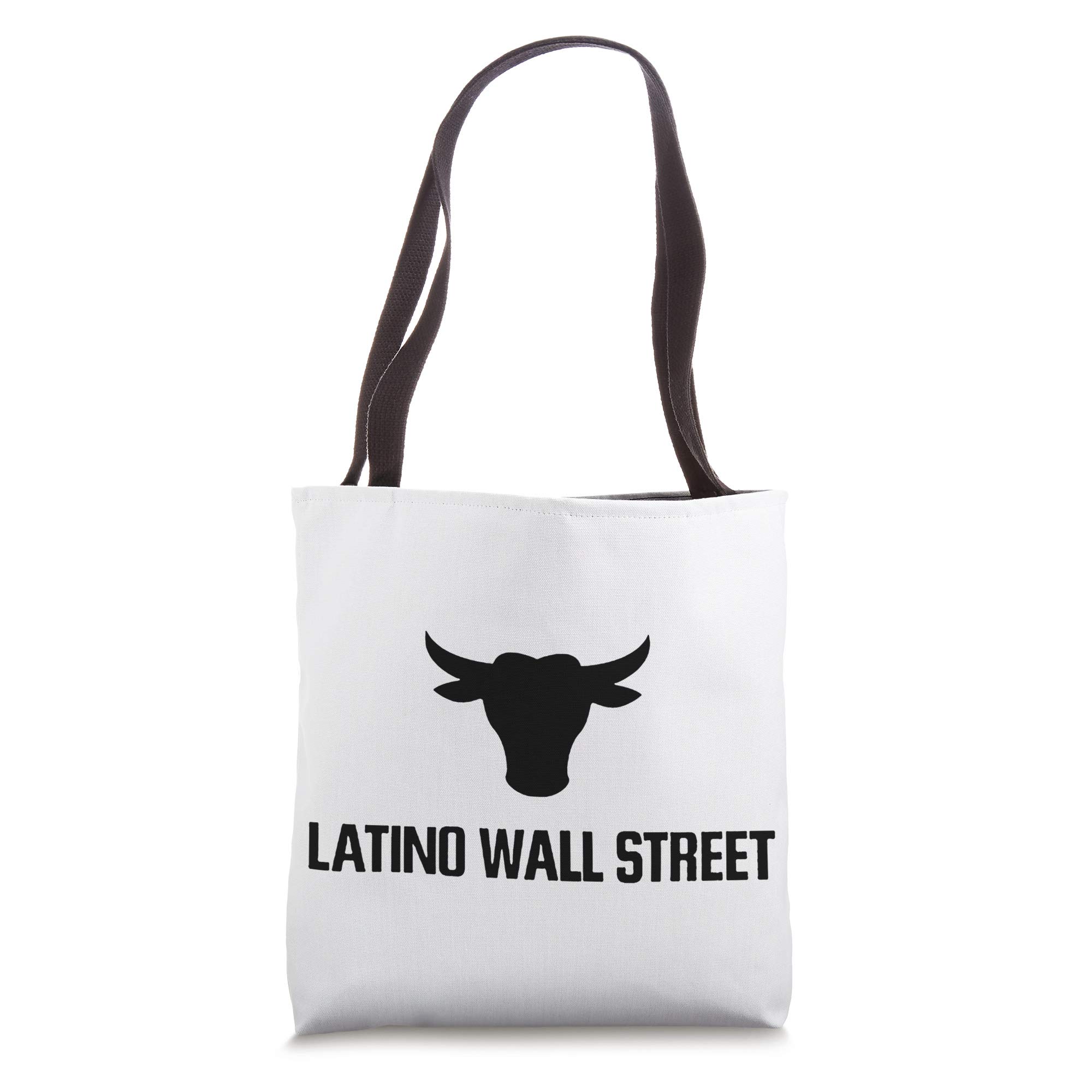 Latino Wall Street Bull Design Tote Bag