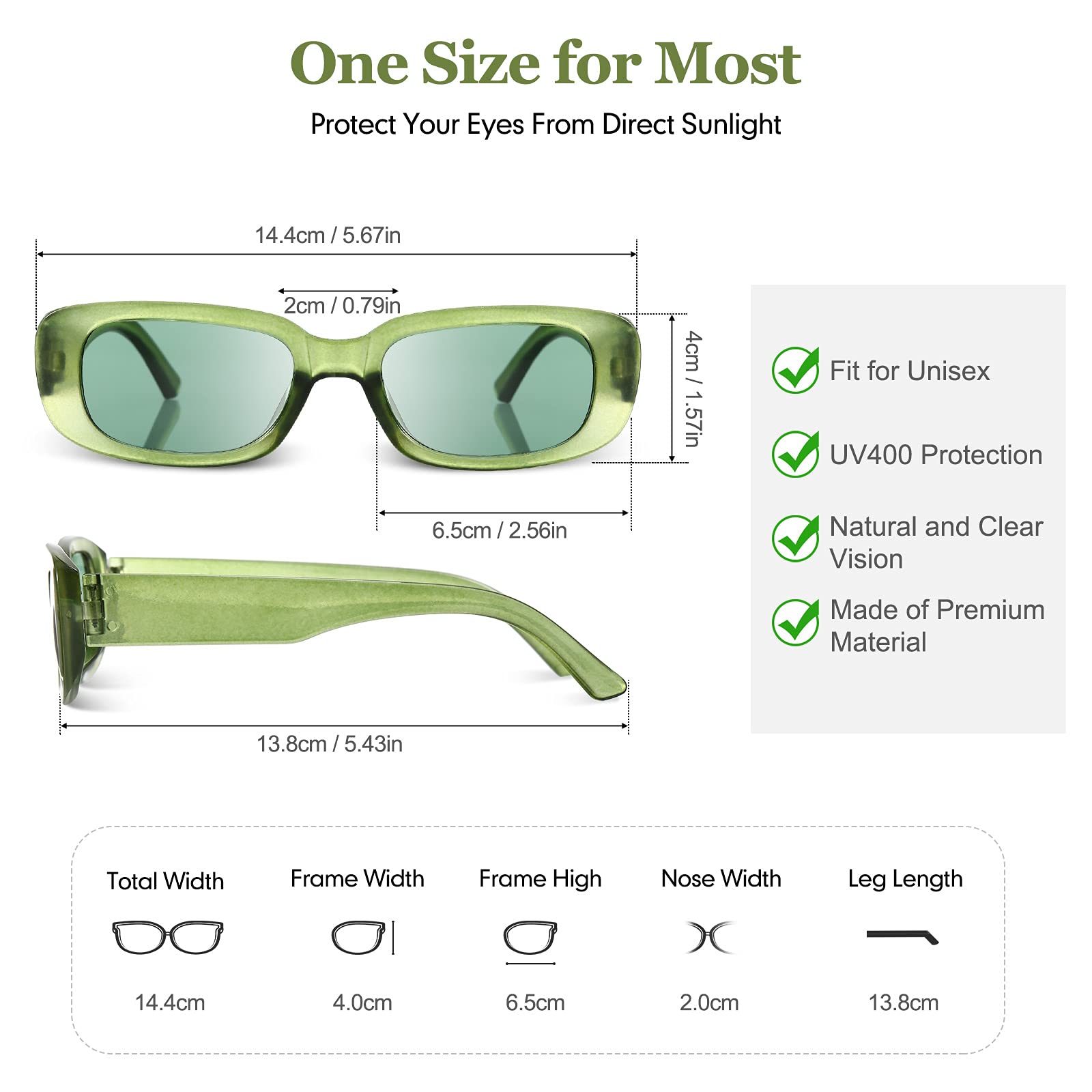 20 Pairs Small Retro Rectangle Sunglasses 90's Driving Glasses Vintage Narrow Square Sunglasses Unisex Frame Glasses for Women Men Teens