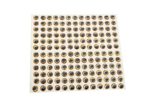 fishing lure 3d gold/silver lure eyes simulation making fly tying fake fish eyes saltwater diy lifelike realistic artificial holographic fake eyes 7mm-330pcs