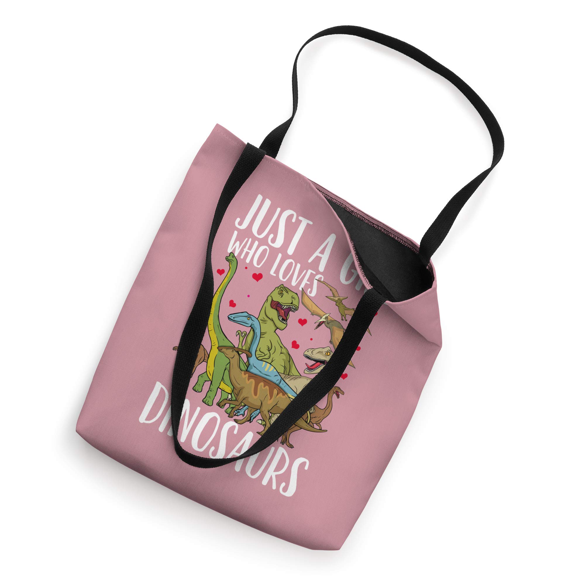 Dinosaur Just a Girl Who Loves Dinosaurs Brachiosaurus Tote Bag