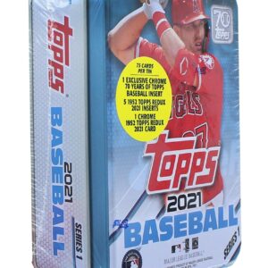 2021 Topps Series 1 Baseball Tin: 75 Cards