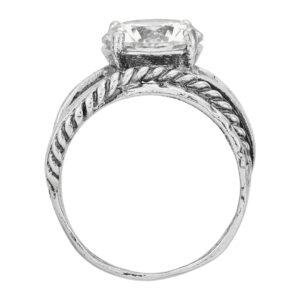 Silpada 'Sparkle on' Cubic Zirconia Ring in Sterling Silver, Size 10