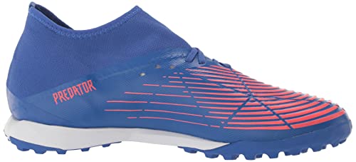 adidas Unisex Predator Edge.3 Turf Soccer Shoe, Hi-Res Blue/Turbo/Hi-Res Blue, 7 US Men