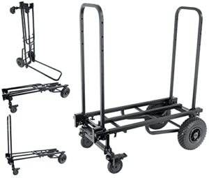 rockville rock cart pro dj equipment transport roller car 700 lb capacity