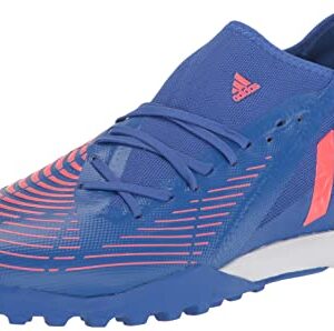 adidas Unisex Predator Edge.3 Turf Soccer Shoe, Hi-Res Blue/Turbo/Hi-Res Blue, 7 US Men