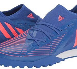 adidas Unisex Predator Edge.3 Turf Soccer Shoe, Hi-Res Blue/Turbo/Hi-Res Blue, 7 US Men