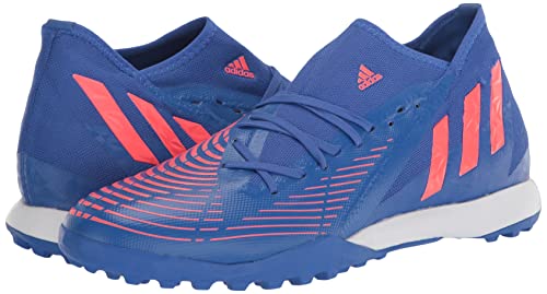 adidas Unisex Predator Edge.3 Turf Soccer Shoe, Hi-Res Blue/Turbo/Hi-Res Blue, 7 US Men