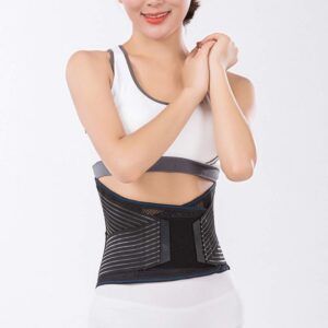 lsrryd back support belt double adjustment lumbar support brace lower back belt for squats pain relief belt for pain relief and injury prevention (size : m)