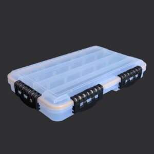 transparent airtight fishing tackle box 3600/3700 tackle trays with removable dividers waterproof sunscreen lure box for freshwater saltwater tackle storage tackle box organizer ruisheng at(3700×1)