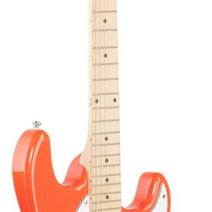 Sterling by Music Man 6 String Solid-Body Electric Guitar, Right, Fiesta Red (CT30SSS-FRD-M1)