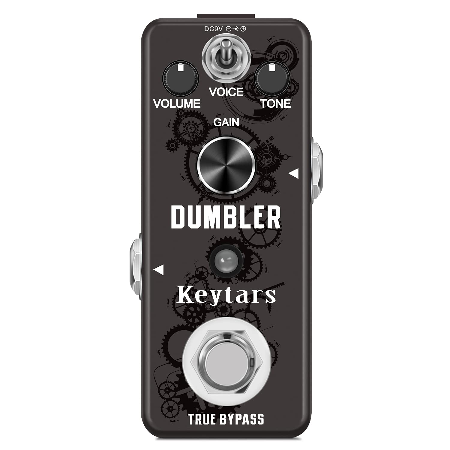 Keytars Analog Dumbler Guitar Effect Pedal for Elecdtric Guitar With Medium Low Distortion Mini Size True Bypass