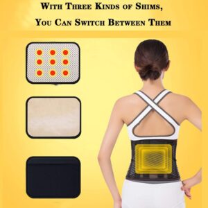 LSRRYD Back Support Belt Double Adjustment Lumbar Support Brace Lower Back Belt for Squats Pain Relief Belt for Pain Relief and Injury Prevention (Size : M)