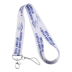 wsnang sorority 1948 lanyard id badge holder greek sorority gift for soror sisters (1948 friend id)