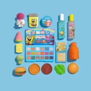 wet n wild House Sponge Case Bob Squarepants Makeup Tools Travel (1114229), Pineapple