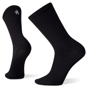 smartwool sw001650001l hike classic edition zero cushion liner crew socks 1pieces, black l