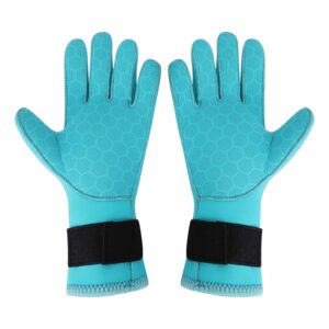 Diving Wetsuits Gloves Neoprene Gloves Scuba Gloves Water Gloves 3MM Neoprene Women Men Five Finger Warm Winter Gloves Snorkeling Paddling Surfing Kayaking Canoeing Spearfishing Skiing Dive Gloves