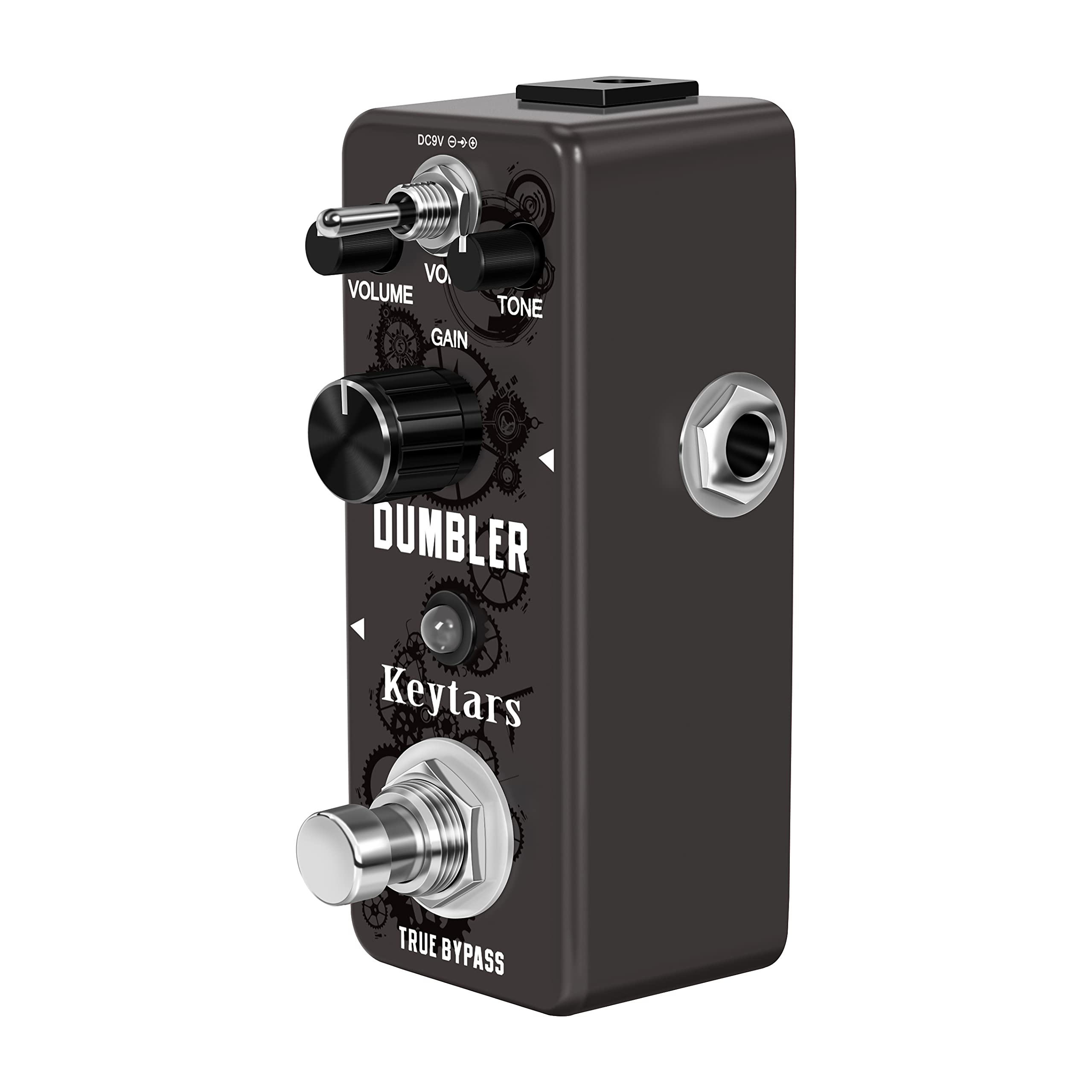 Keytars Analog Dumbler Guitar Effect Pedal for Elecdtric Guitar With Medium Low Distortion Mini Size True Bypass