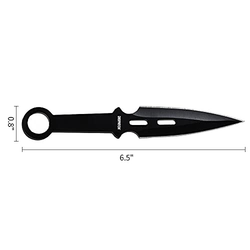 Dispatch Throwing Knives Set of 12 Kunai Professional Throwing Knife with Nylon Sheath, Well Balanced Knives for Recreation and Competition