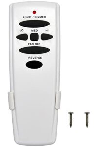 hd6 replacement for hampton bay hunter ceiling fan remote control, w/reverse light dimmer 3-speed wall mount, replace uc7078t chq8bt7078t chq7078t l3hmay97fanhd l3h2003fanhd fan-hd(remote only)