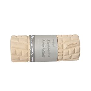 easyoga YNE-002-E1 Eco Body Roller, Beige, 12.8 x 5.1 inches (32.5 x 13 cm)