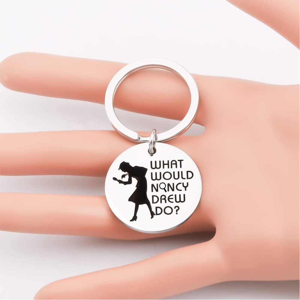 BLEOUK Movie Inspired Gift What Would Nanci Do Keychain Gift for Fans (Nanci)