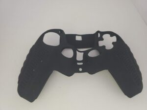 black silicone grip case non slip cover sleeve for ps5 controller r23