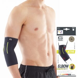 neo g elbow support for tennis, golf, sports, tendonitis, joint pain relief - tennis elbow support - golfers elbow brace arm support - multi zone elbow compression sleeve - breathable, lightweight - m