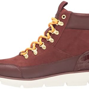 Cole Haan Women's Zerogrand Omni Hiker Boot Hiking, CH Hickory Suede/HIKROY Embossed Crocodile/Ivory Outsole, 9