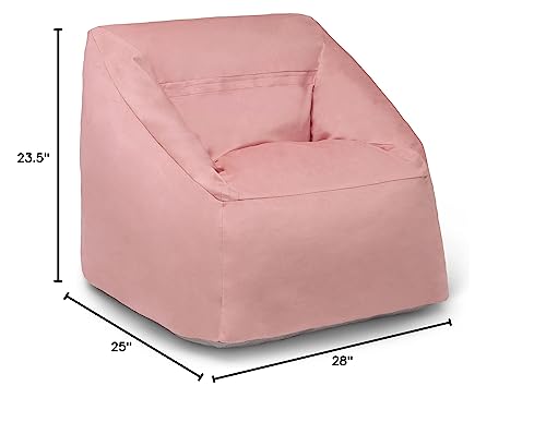 Delta Children Cozee Cube Chair, Kid Size (For Kids Up To 10 Years Old), Blossom