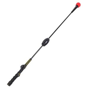 golf swing trainer aid, golf training stick, improve swing speed and develops lag, with 6 adjustable power levels control, for more power to hit every club further, corrective grip right-handed (42)