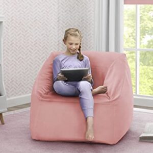 Delta Children Cozee Cube Chair, Kid Size (For Kids Up To 10 Years Old), Blossom