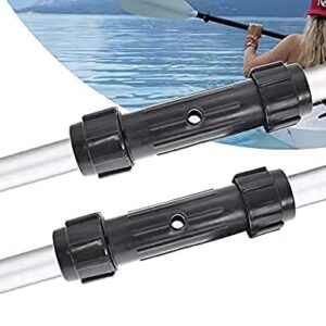 Xixiying Kayak Paddle Connector,2 Pcs Inflatable Boat Paddle Rod Reinforcer Connecting Shaft Paddle Connection Fitting for Kayak Canoe Marine Boat Dinghy Stand UP Paddle