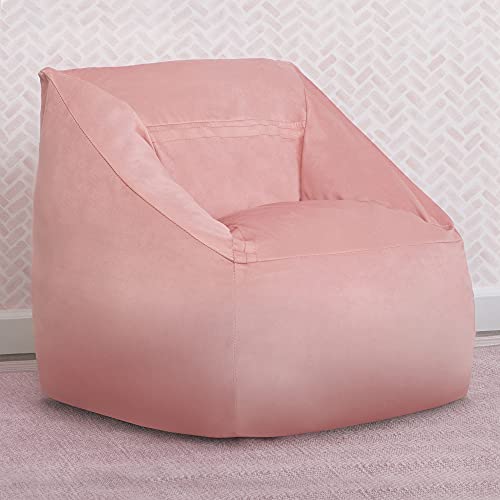 Delta Children Cozee Cube Chair, Kid Size (For Kids Up To 10 Years Old), Blossom