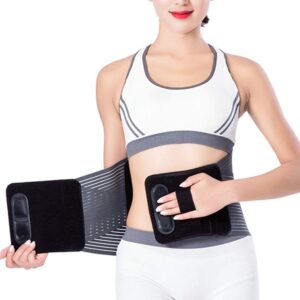 lsrryd portable adjustable elastic lower back brace pain relief double pull neoprene lumbar support belt for pain relief and injury prevention for men and women (size : m)