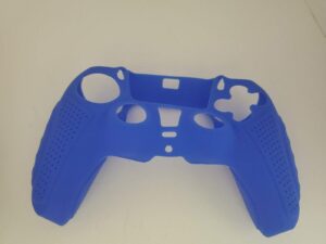 blue silicone grip case non slip cover sleeve for ps5 controller r24