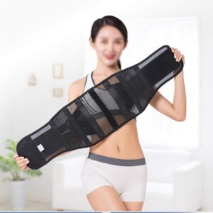 LSRRYD Back Brace Support for Lower Back Pain, Back Lumbar Strong Support Brace for Pain Relief and Injury Prevention Lower Back Brace Pain Relief (Size : M)