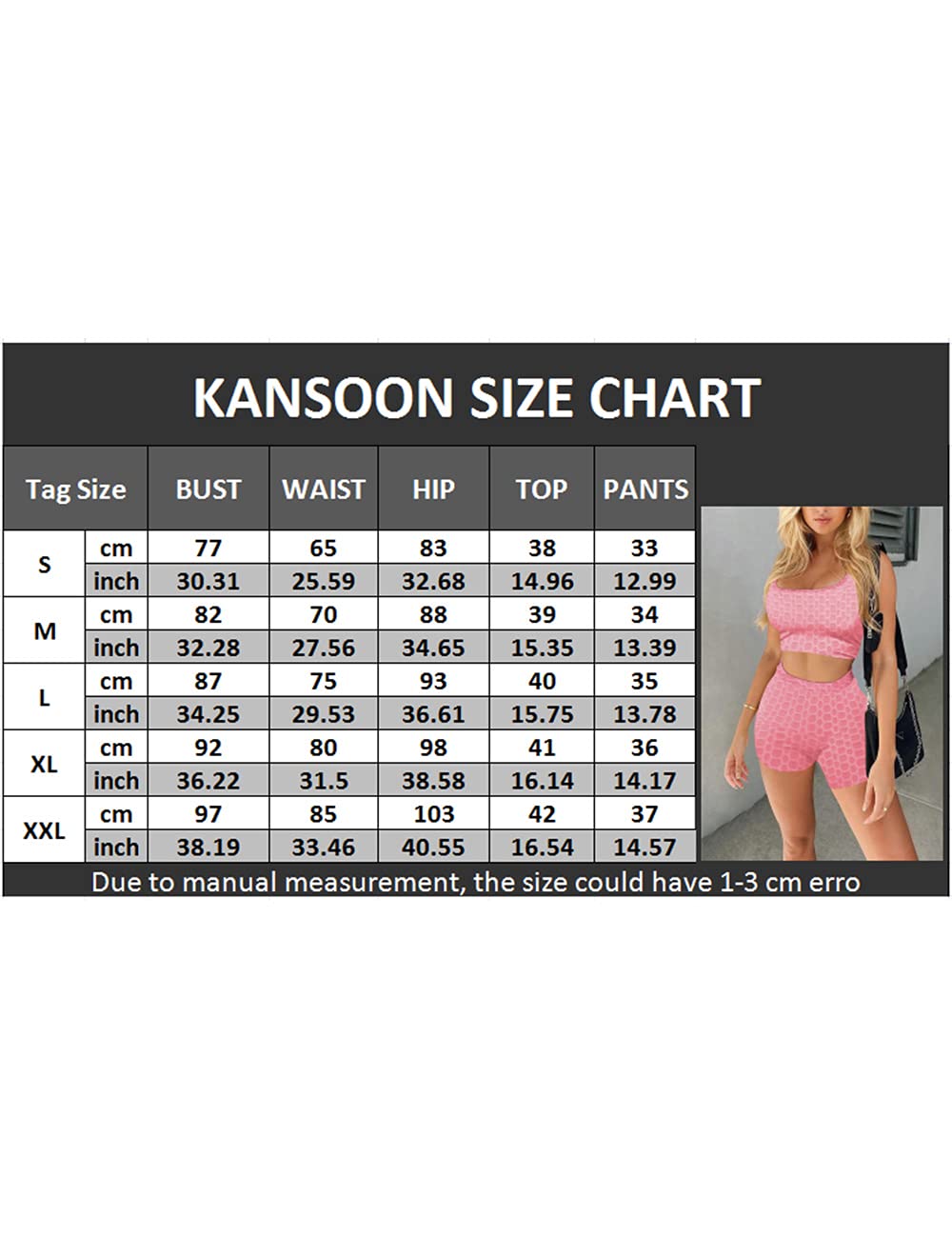 KANSOON Two Piece Short Set for Women Sexy Summer Crop Top Tik Tok Leggings Outfits Tracksuit Blue L