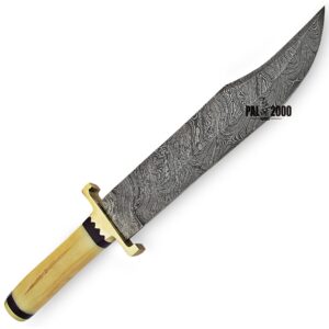 PAL 2000 KNIVES HUN-9915 Handmade damascus hunting Fixed Blade knife with Sheath