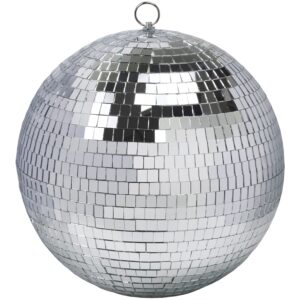 12" disco ball mirror ball disco party decoration stage light dj light effect home business christmas display decoration silver