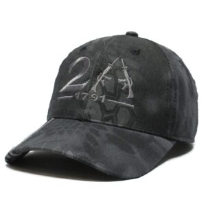 Military imagine 2nd Amendment 1791 AR-15 Style Typhon Color Hat Cap