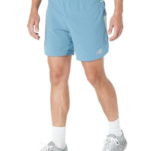 New Balance Men's Impact Run 7 Inch Short, Spring Tide, XX-Large