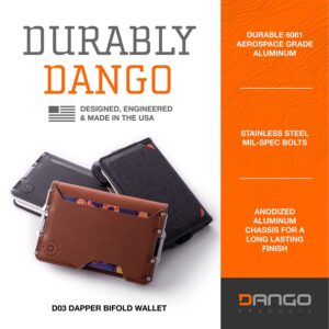 DANGO PRODUCTS Men's Minimalist, Whiskey Brown/Satin Silver