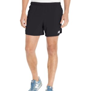 New Balance Men's Impact Run 5 Inch Short 22, Black, X-Large