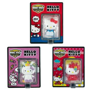 worlds smallest world's smallest hello kitty bundle set of 3 micro figures