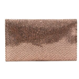 Ladies evening bags; bling handbags; ladies evening bags; ladies shoulder bags; detachable shoulder straps-Brown