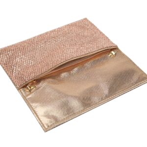 Ladies evening bags; bling handbags; ladies evening bags; ladies shoulder bags; detachable shoulder straps-Brown