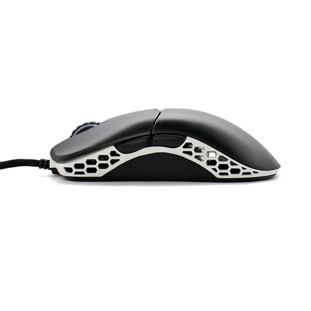 Ducky Feather Lightweight Gaming Mouse 3389 Sensor - (Black & White - Kailh 8.0 Switches)